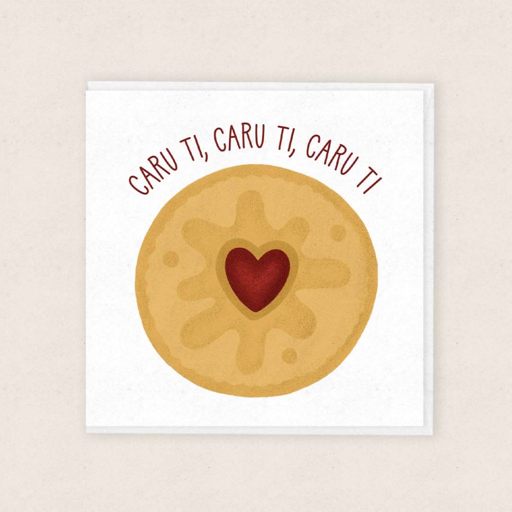 Caru Ti, Caru Ti, Caru Ti - Bisgïen - Welsh Cards - Cardiau Cymraeg